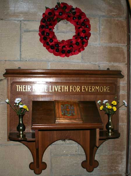 The Yorkshire Regiment, Local War Memorials